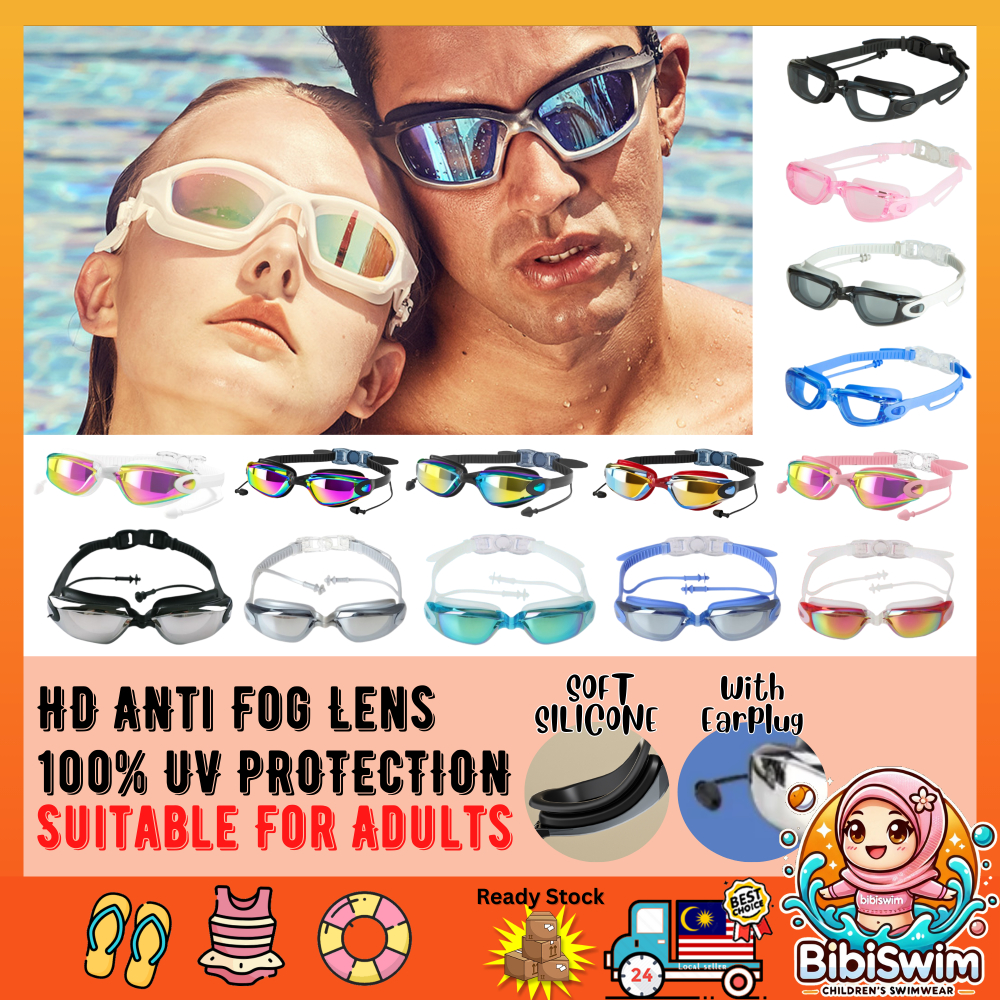 BIBISWIM Unisex Goggle Swimming Swim Goggles Googles Adult Women Men ...