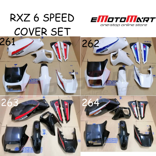 YAMAHA RXZ 6 SPEED #STICKER TANAM BODY COVER SET WITH TANK [2] #STICKER ...