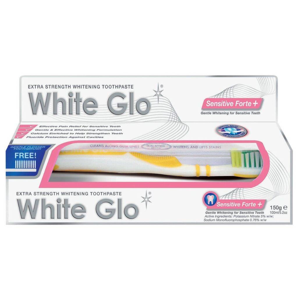 White Glo Sensitive Forte Toothpaste 150g (Exp: 02/2026) | Shopee Malaysia