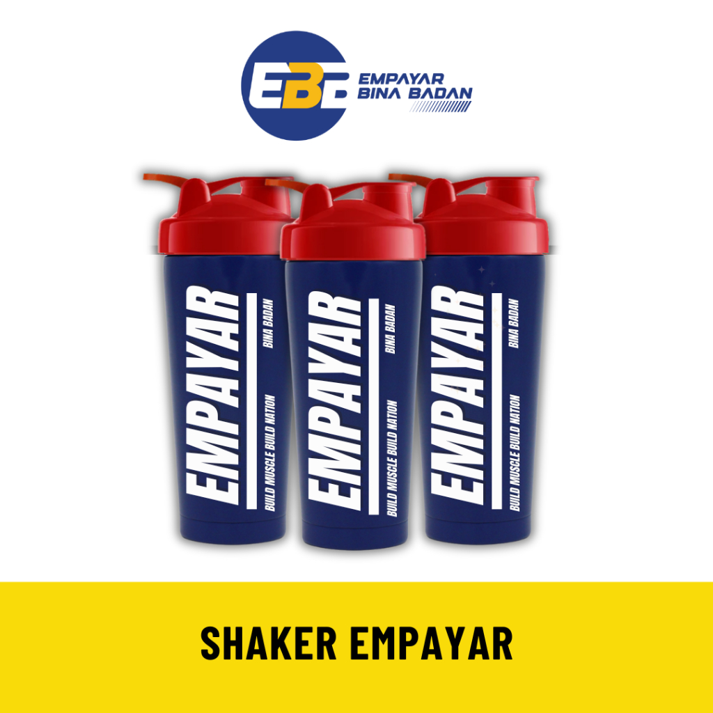 SHAKER 600ML EMPAYAR BINA BADAN - FOOD GRARE WATER DRINK BOTTLE ...