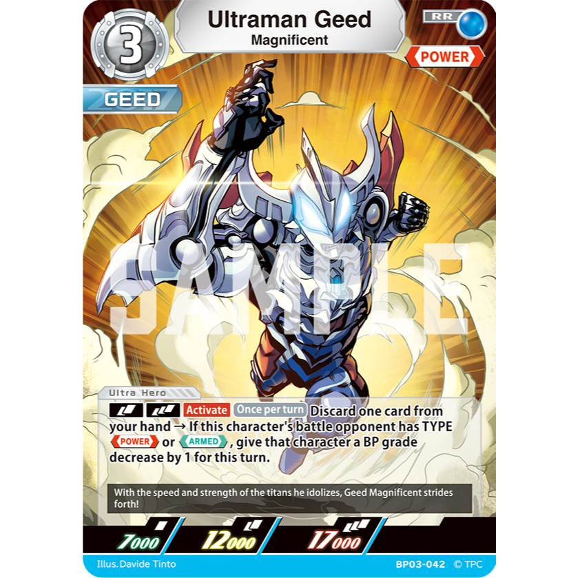 Ultraman Card Game Ultraman Geed Magnificent (BP03-042) | Shopee Malaysia