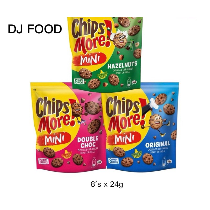 Chipsmore Multipack Mini Cookies ( 8’s x 24g ) Original / Double Choco ...