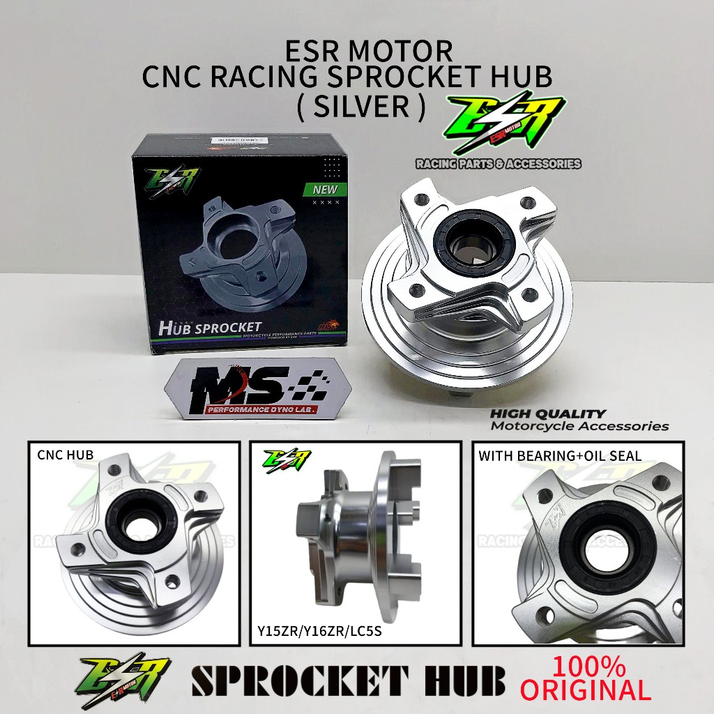 ESR Motor Racing Sprocket Hub CNC Y15ZR/Y16ZR/LC5S | Shopee Malaysia