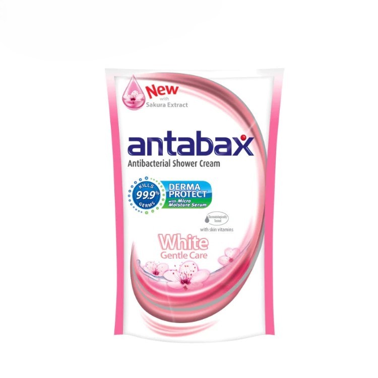 Antabax Antibacterial Shower Cream White Gentle Care - ( 850ml Refill ...