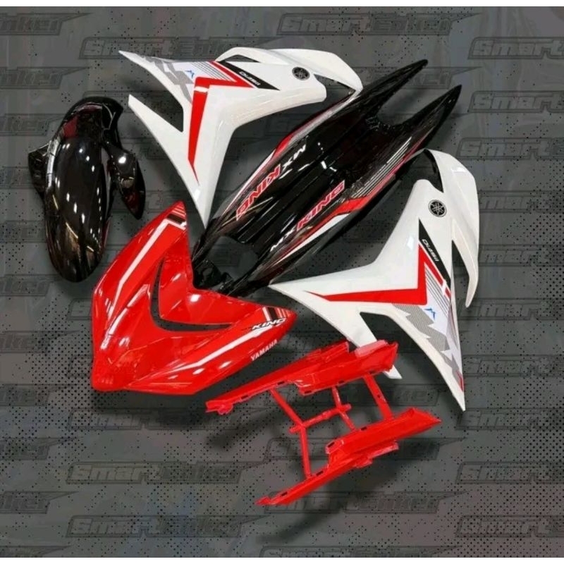 y15 V1 V2 MXKING 2025 MERAH PUTIH COVER SET TAMPAL SIAP STICKER ...