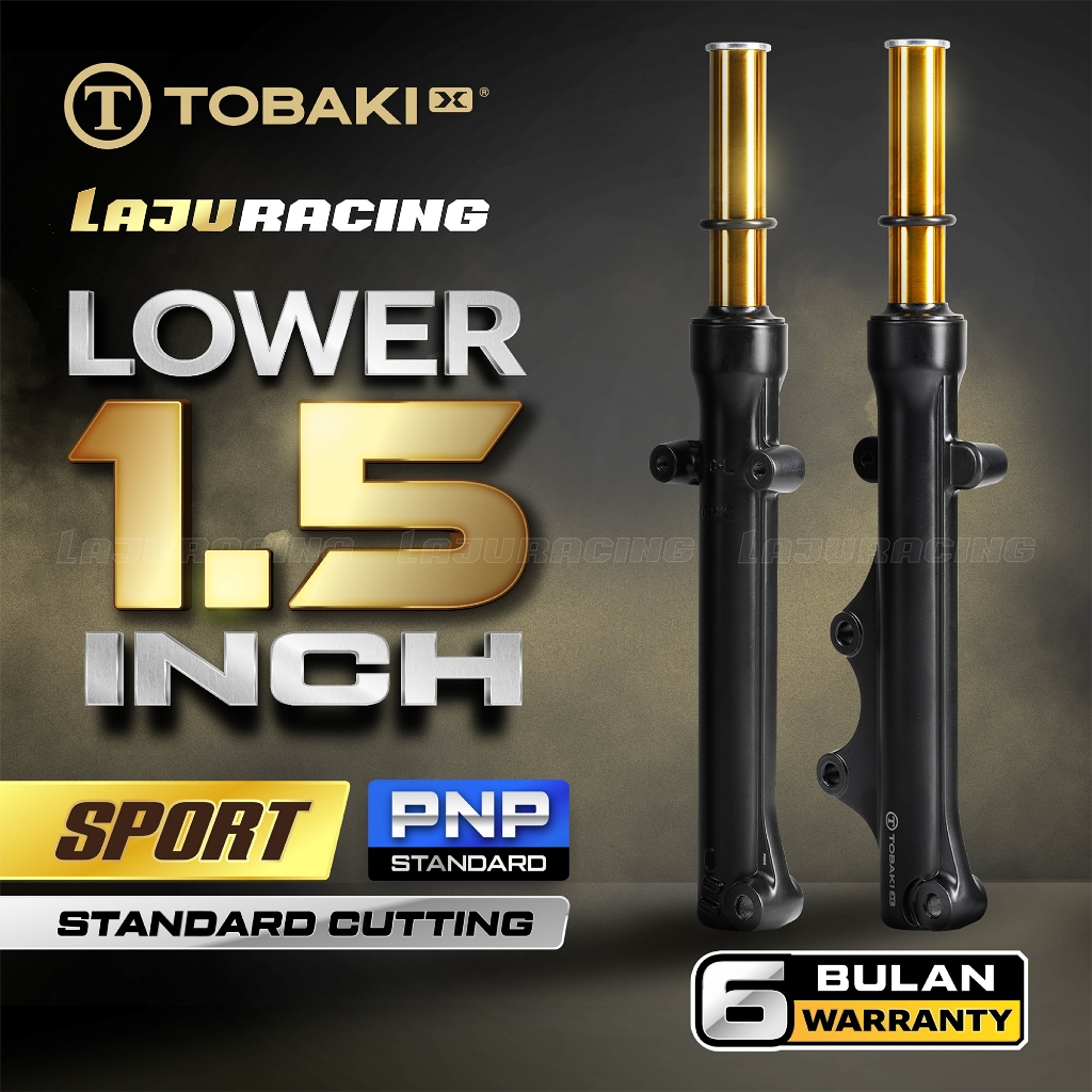 TOBAKI-X Fork SPORT Lowered 1.5 | Y15 NVX Y16 LC135 5S 4S V8 Fi | Y15ZR Y16ZR Y16 ABS NVX155 V2 ...
