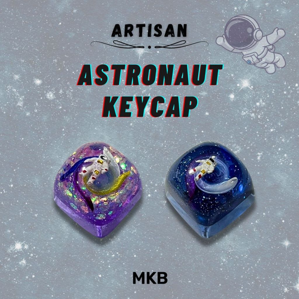 Artisan Astronaut Keycap for Mechanical Keyboard - Starlight/Nebula ...