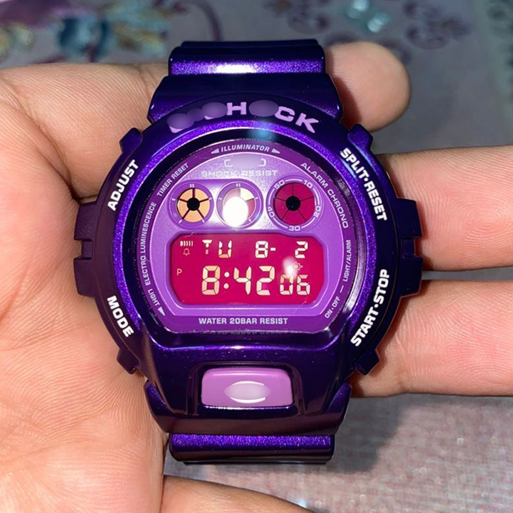 G S Purple CC6 Jam Digital | Shopee Malaysia