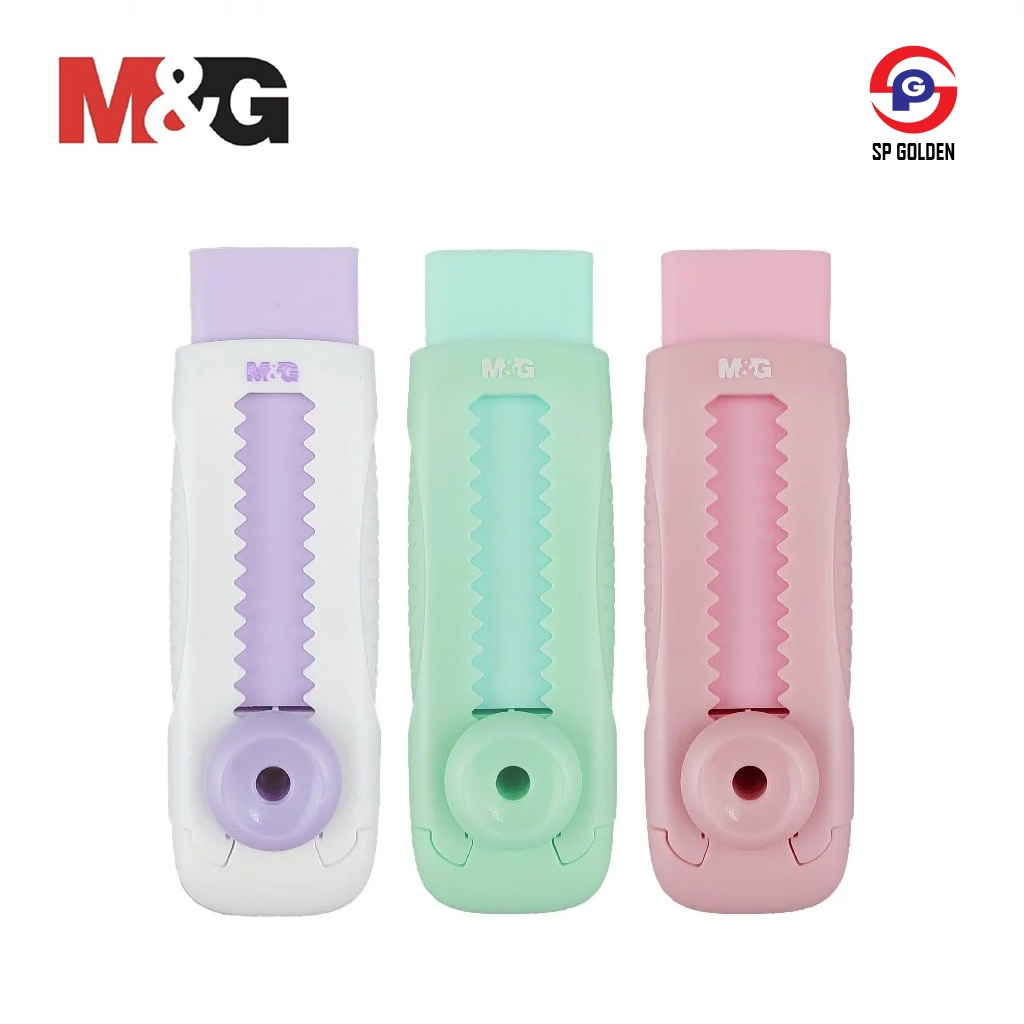 M&G Sliding Eraser, Colorful Push-Pull Design – Convenient Eraser for ...