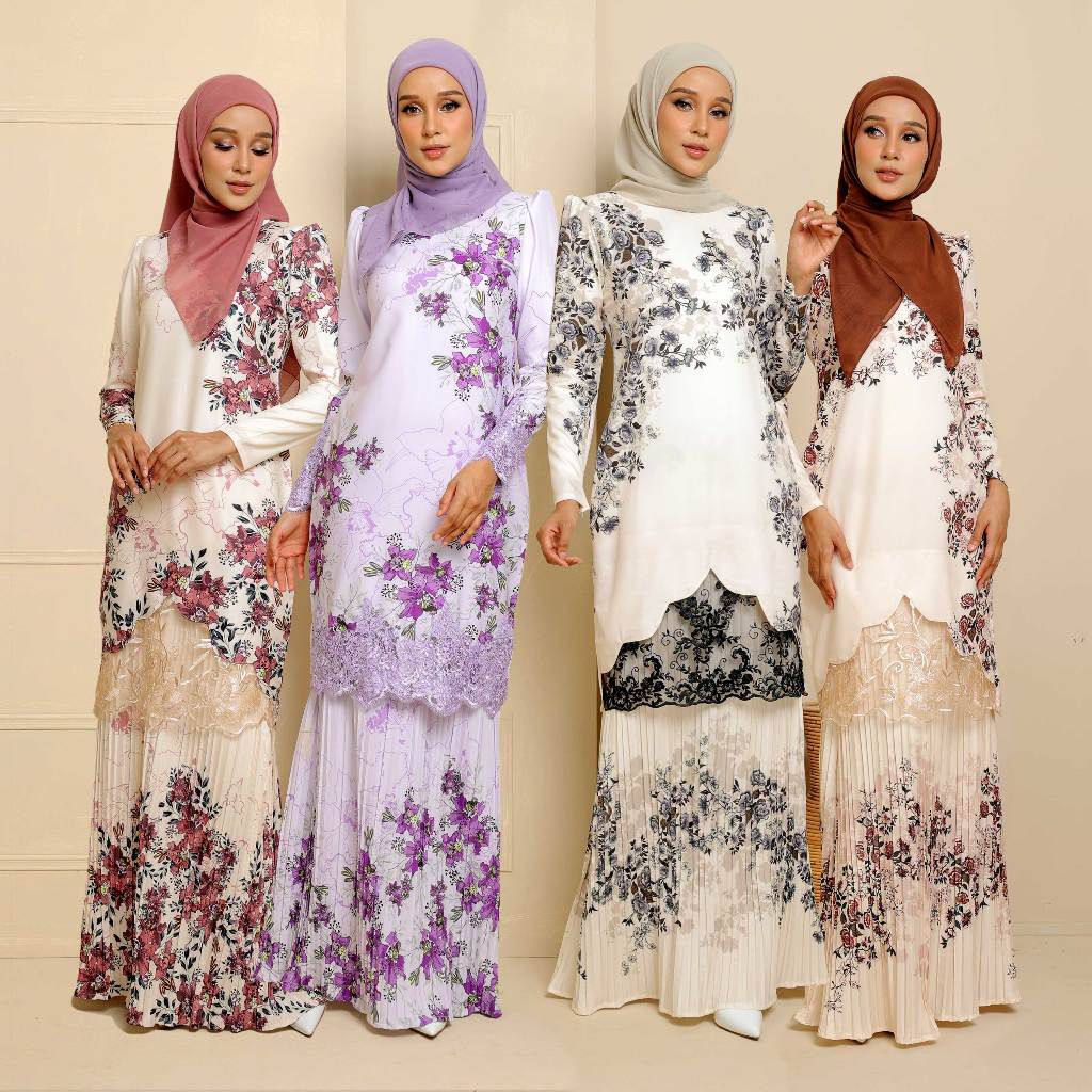 SARLEENA PLEATED | KURUNG PLEATED | KURUNG BASIC | MAWAR COTTON ...
