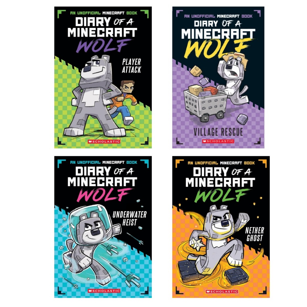 Minecraft Wolf #01 - 04 By Winston Wolf (Paperback) | Shopee Malaysia