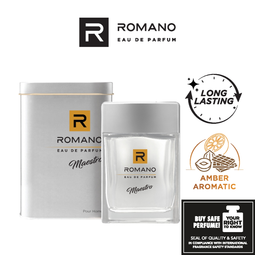 Romano EDP - Maestro 100ml | Longer Lasting Modern Perfume | Minyak ...