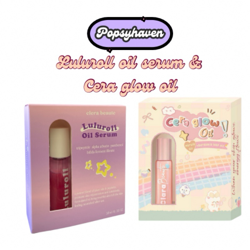 Luluroll oil Serum | CeraGlow Oil by Clarabeaute Clara Oil Original ...