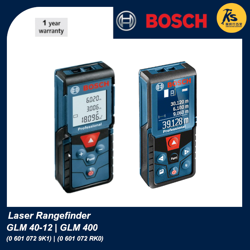 BOSCH Range Finder GLM 40-12 | GLM 400 Professional ( 0 601 072 9K1 | 0 601 072 RK0 ) | Shopee ...