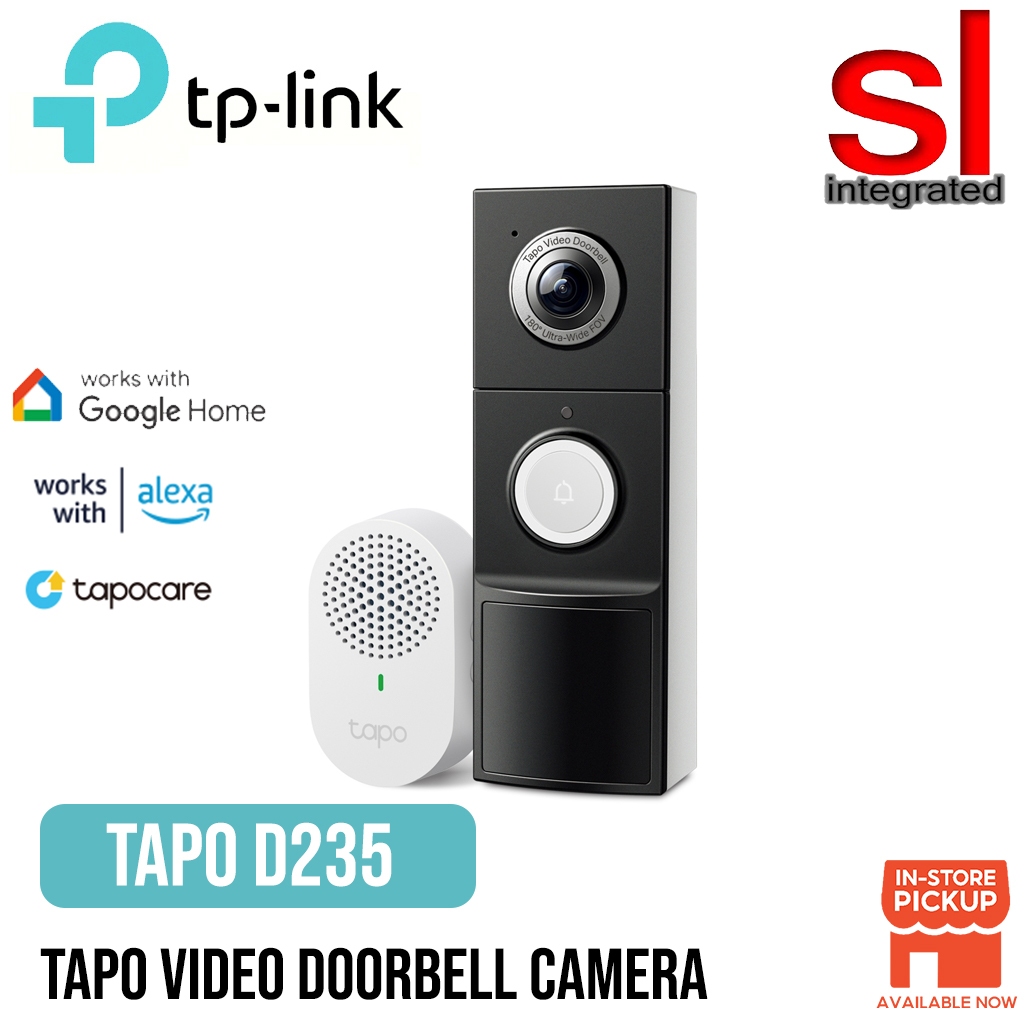 TP-LINK Tapo D235 Video Doorbell Camera | Shopee Malaysia