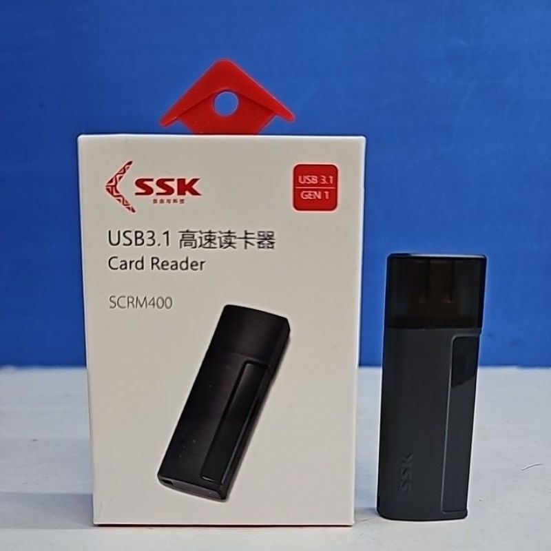 SSK SCRM400 USB 3.1GEN 1 CARD READER Support Mirco SD and SD Memory ...