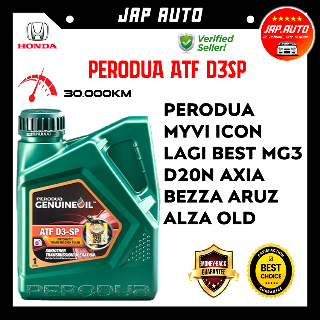 1 Botol ATF D3-SP Lubetech Perodua Myvi Lagi Best Aruz Alza Axia Bezza ...