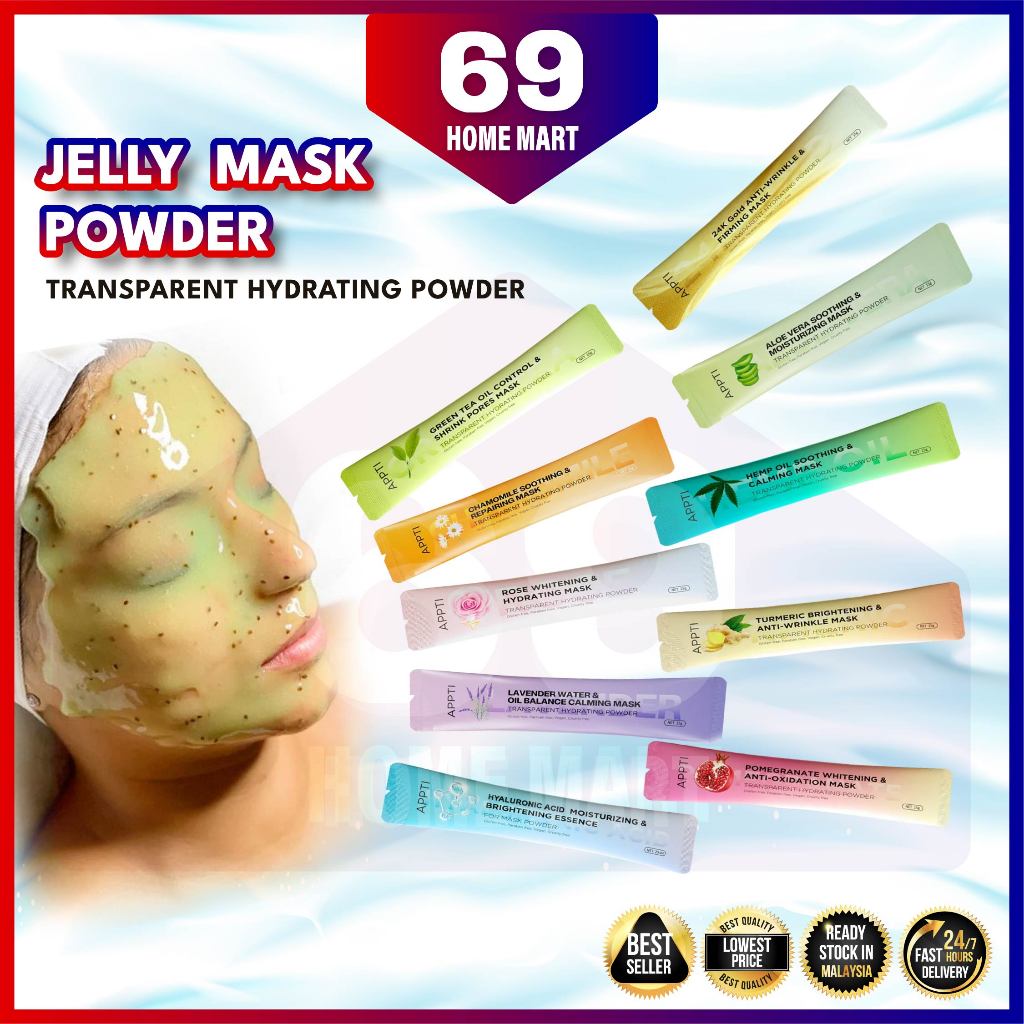 Jelly Mask Skincare DIY Spa Rose Hyaluronic Acid Hydro Jelly Facial ...