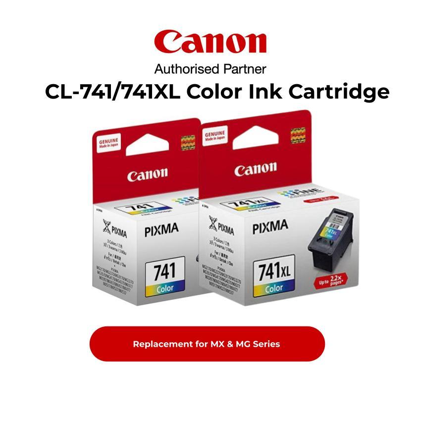 Katrij Dakwat Halus Warna CANON CL-741 / CL-741 XL | Shopee Malaysia