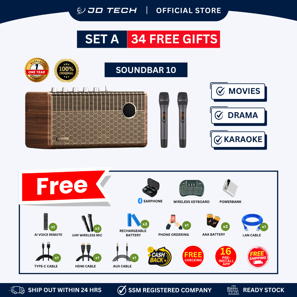 【100% ORIGINAL】 🔥SVI SOUNDBAR 10🔥【NEW MODEL】4GB RAM 64GB ROM | Shopee ...