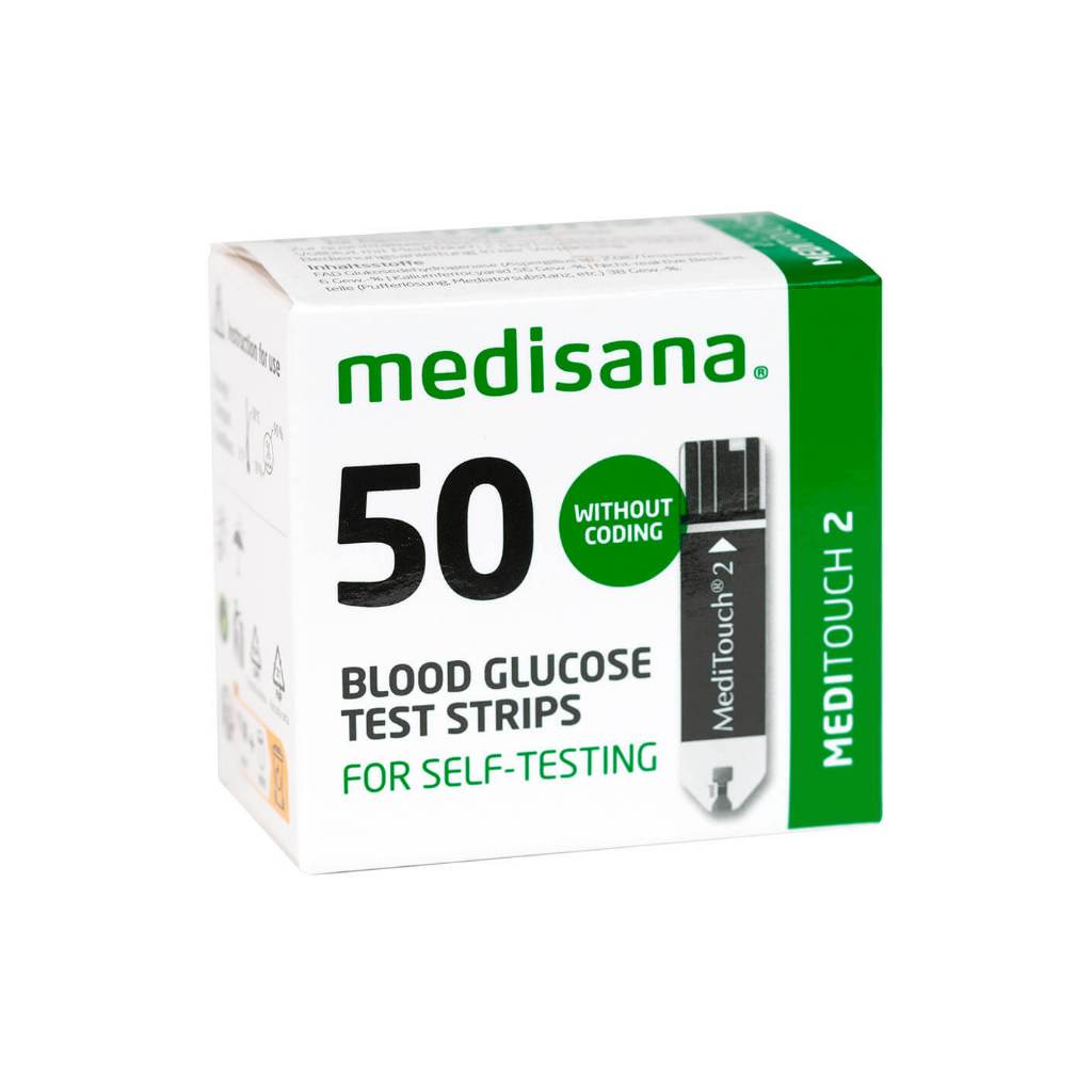 Medisana Meditouch 2 Blood Glucose Test Strips 25's/50's (Expiry 09/ ...