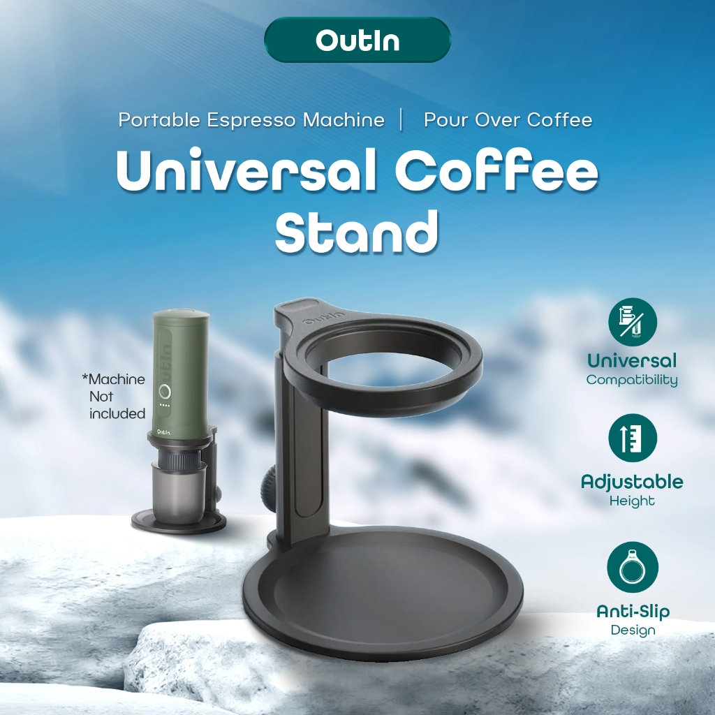 OUTIN Universal Coffee Stand with Adjustable Height- Suitable for OutIn ...