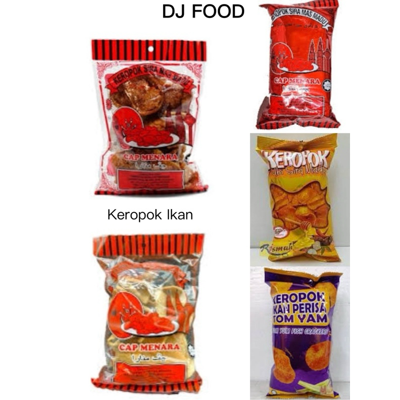(Unit) Cap Menara Keropok Ikan 50g / 80g | Shopee Malaysia