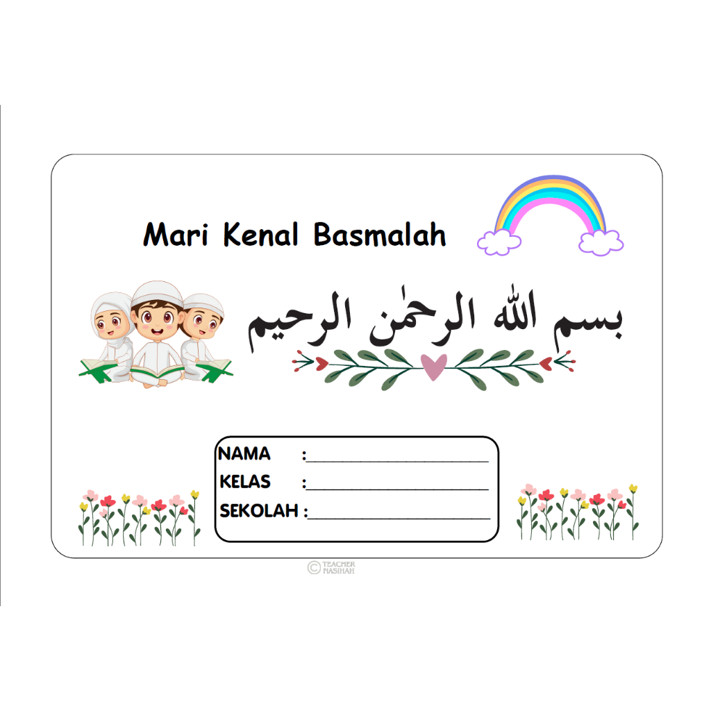PDF: Lembaran Kerja, Worksheet: Buku Aktiviti dan Latihan Basmalah ...