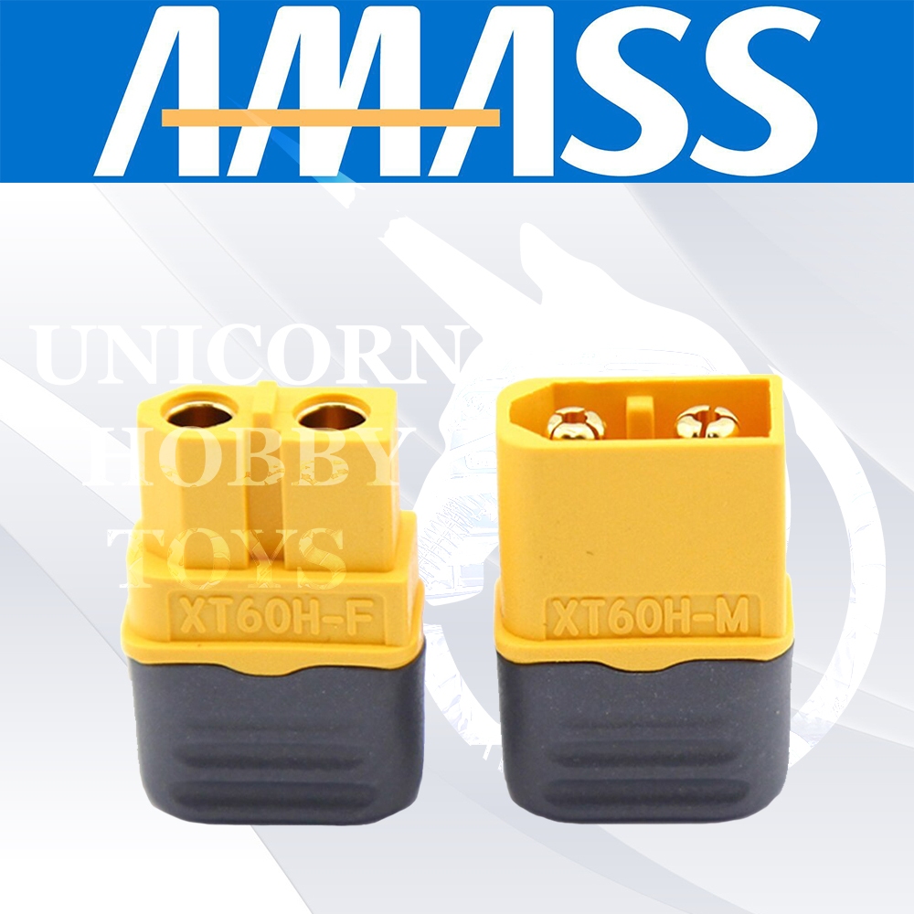 Amass XT60 XT60H XT 60 Connector Adapter Socket Female Male with Cover For RC ESC Li-Po Battery ...