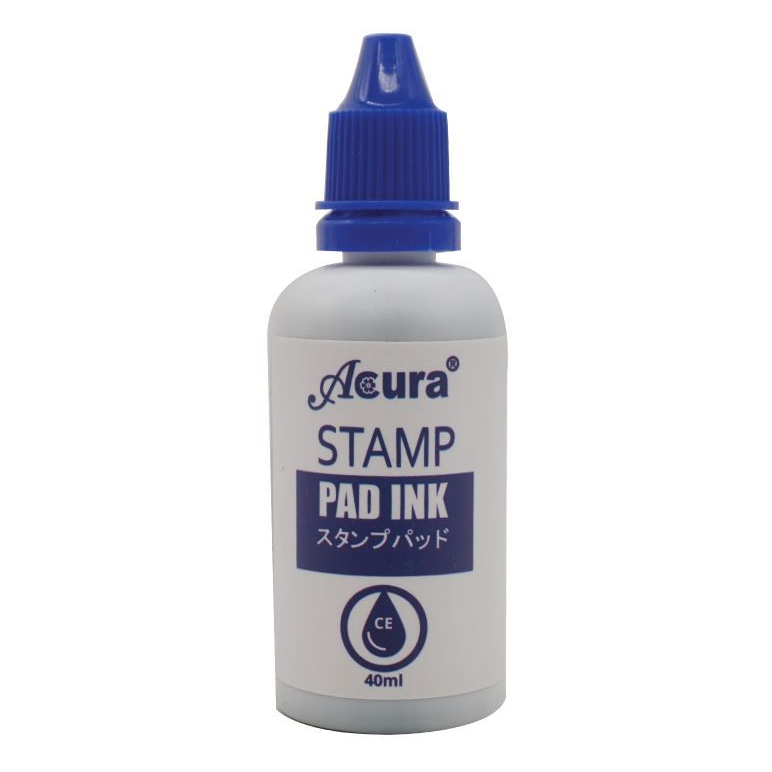 🔴 [READY STOCK] Acura Stamp Pad Ink 40ml – Dakwat Cop / Stamp Refill ...