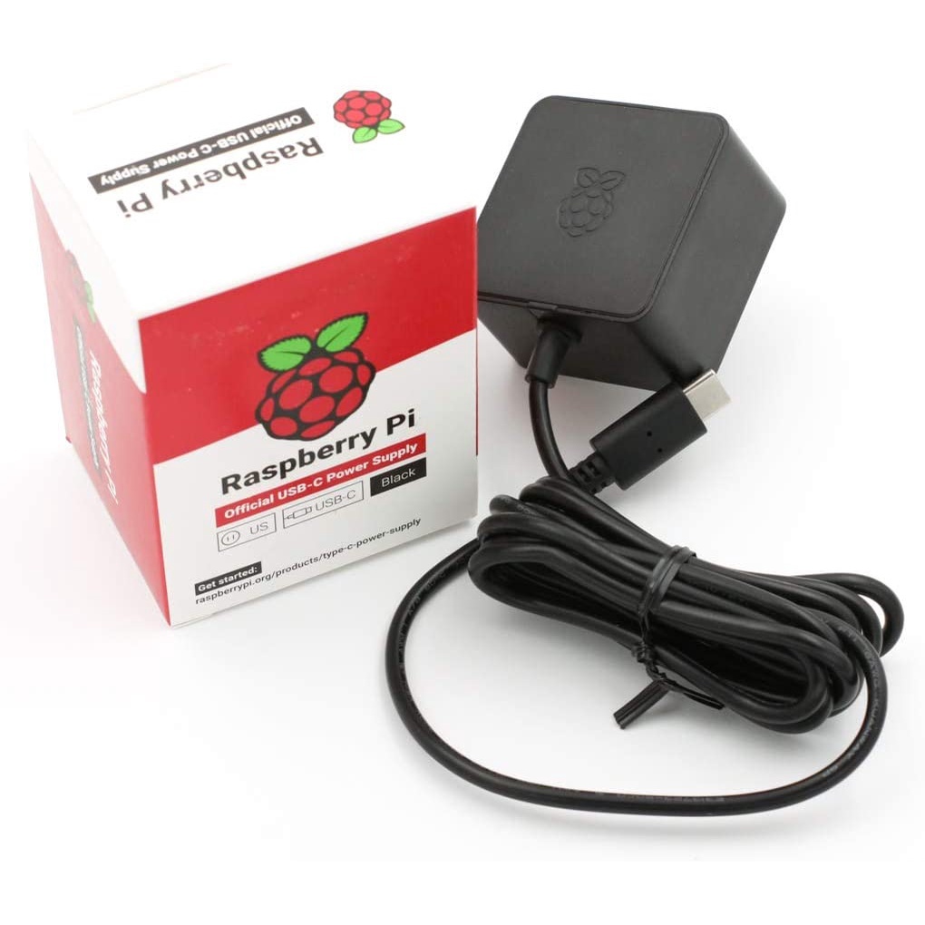 Raspberry Pi 4 Power Adapter (5VDC, 3A, Type C, UK Plug) | Shopee Malaysia