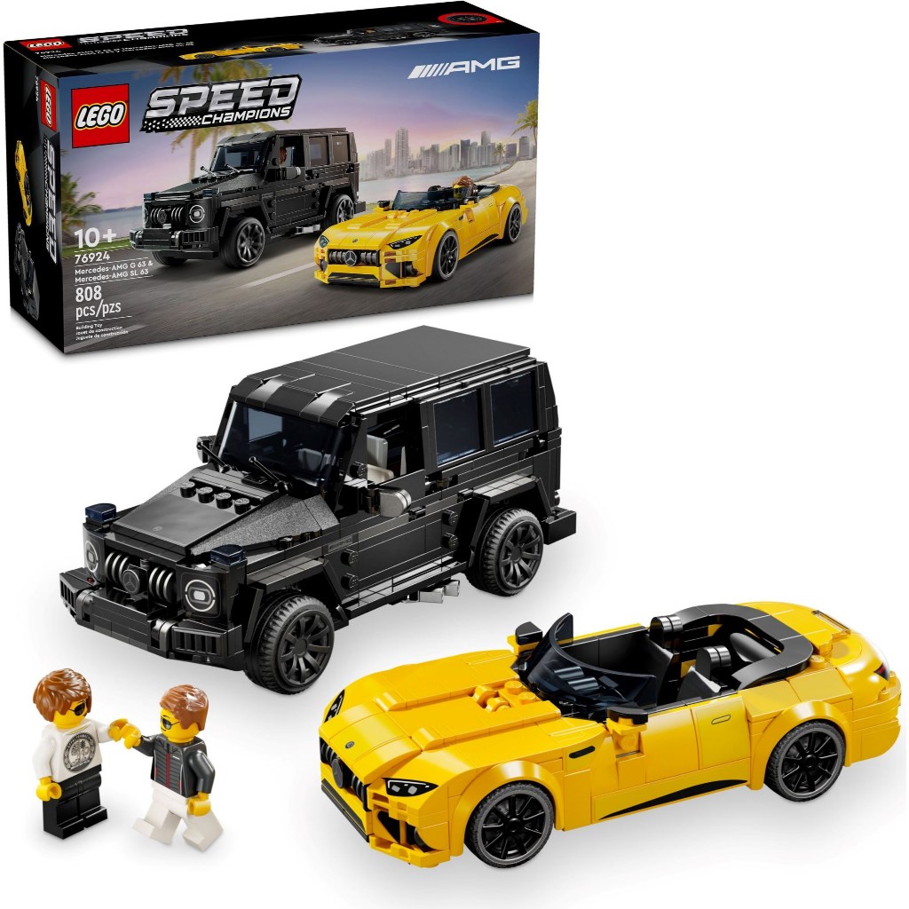 LEGO Speed Champions 76924 Mercedes-AMG G 63 & Mercedes-AMG SL 63 ...