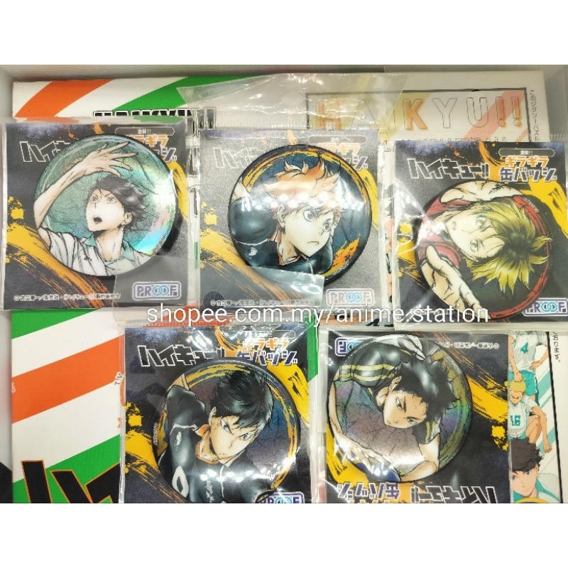 Original PROOF Haikyuu Can Badge Hinata Kageyama Oikawa Kenma Akaashi ...
