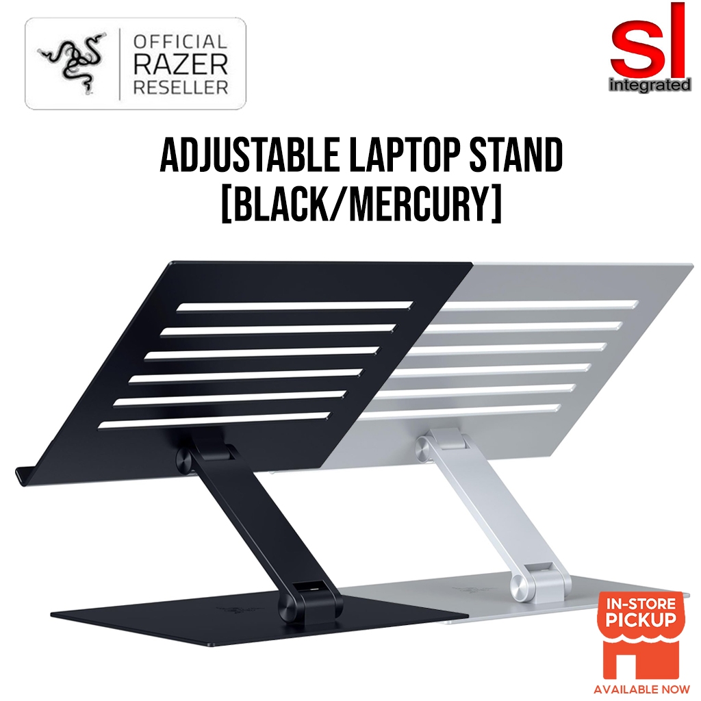 Razer Adjustable Laptop Stand - Ergonomic Height Laptop Stand Built For ...