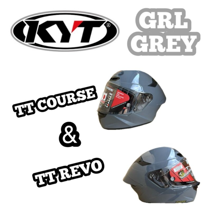 ORIGINAL KYT HELMET KYT TT REVO / HELMET KYT TT COURSE FULLFACE SINGLE ...