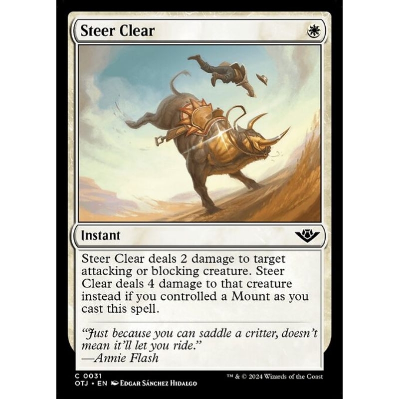 Magic the Gathering - Steer Clear (OTJ ) | Shopee Malaysia