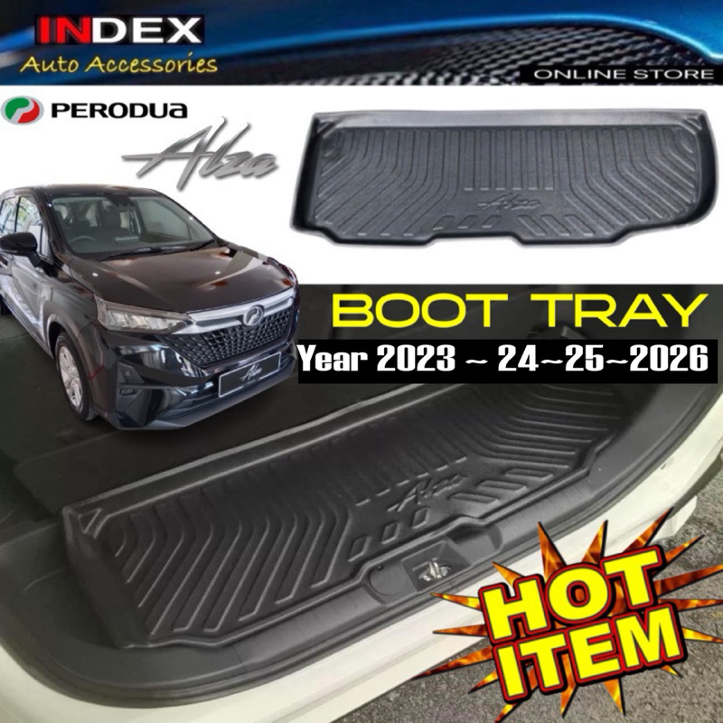 Boot Tray Perodua Alza New 2022 -2025 Present ~~ | Shopee Malaysia