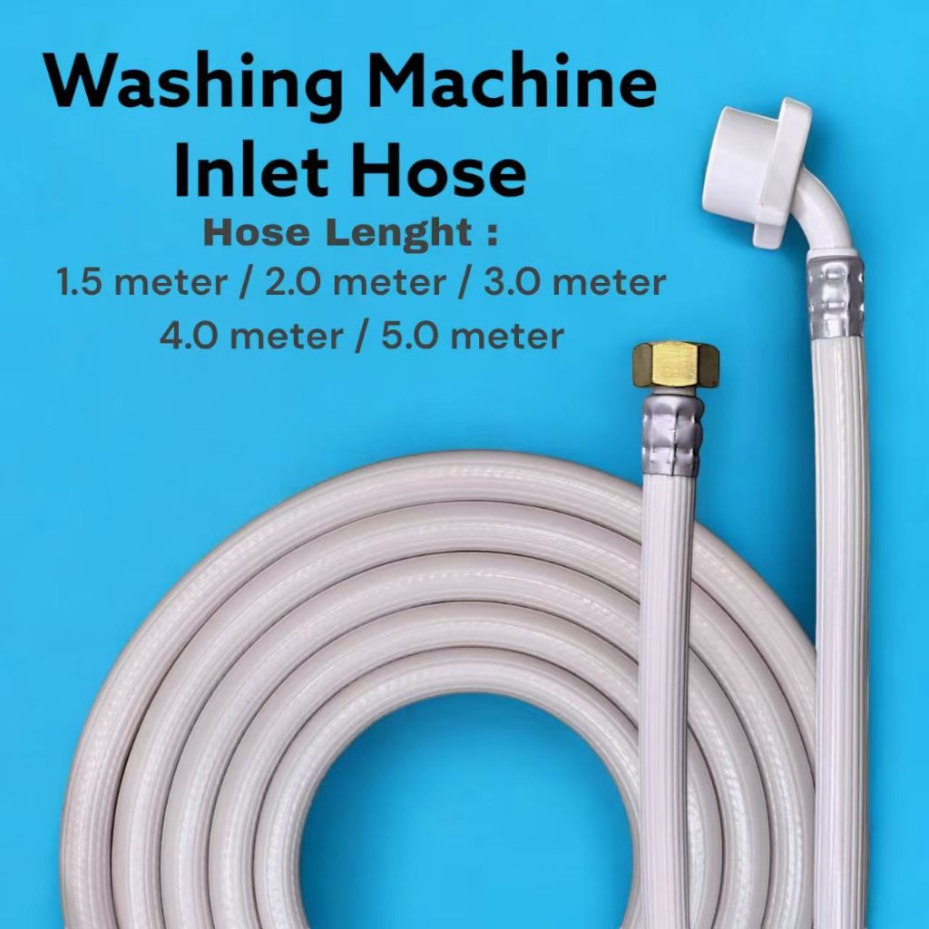 Washing Machine Inlet Hose Paip Masuk Air Mesin Basuh (1.5 Meter / 2 ...