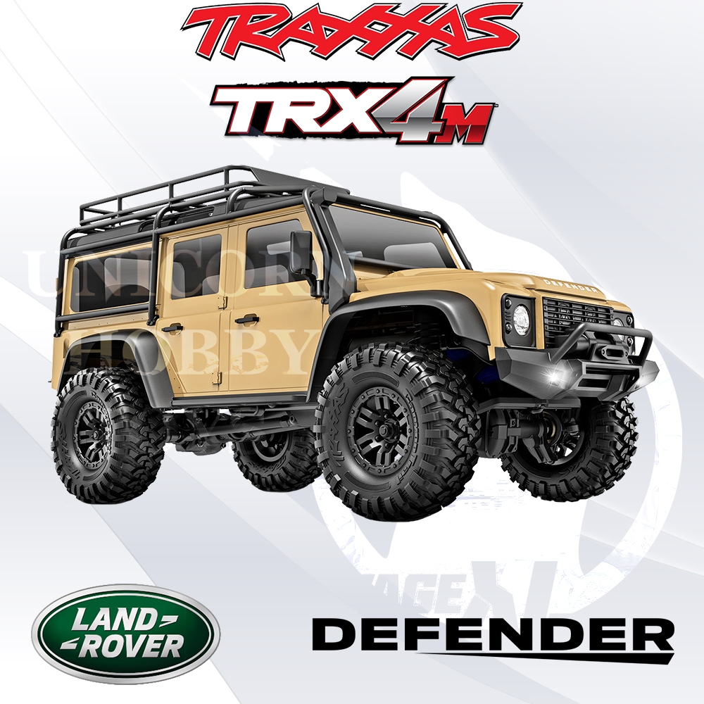 TRAXXAS TRX4M 1/18 LAND ROVER DEFENDER 110 TRAIL CRAWLER TRUCK TRX-4M ...