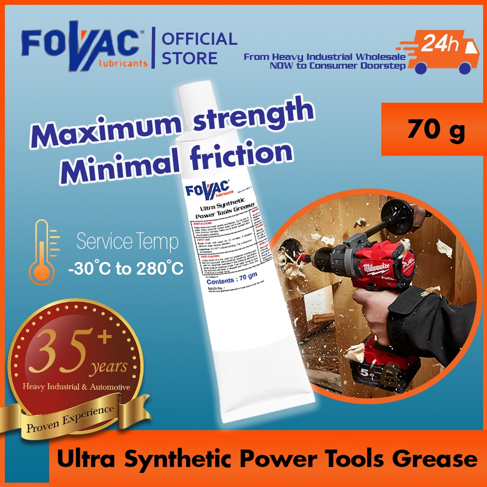 FOVAC Ultra Synthetic Power Tools Grease - 70g | Shopee Malaysia