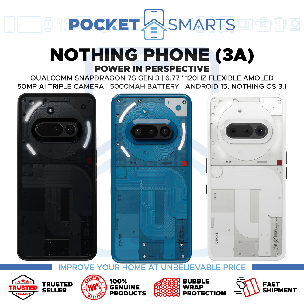 [MY Set] Nothing Phone 3A (256GB ROM | 12GB RAM) 1 Year Nothing ...