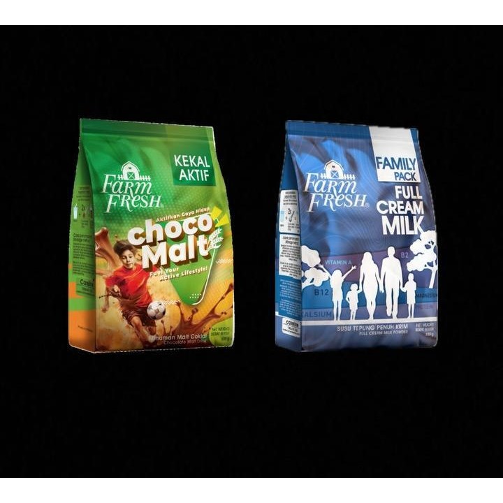 COMBO!! Choco Malt Powder (800g) + Full Cream Milk Powder (800g ...
