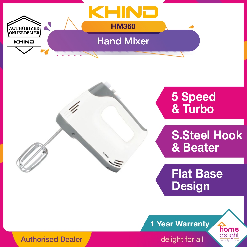 Khind Hand Mixer 300W HM360 (New Model) | Shopee Malaysia