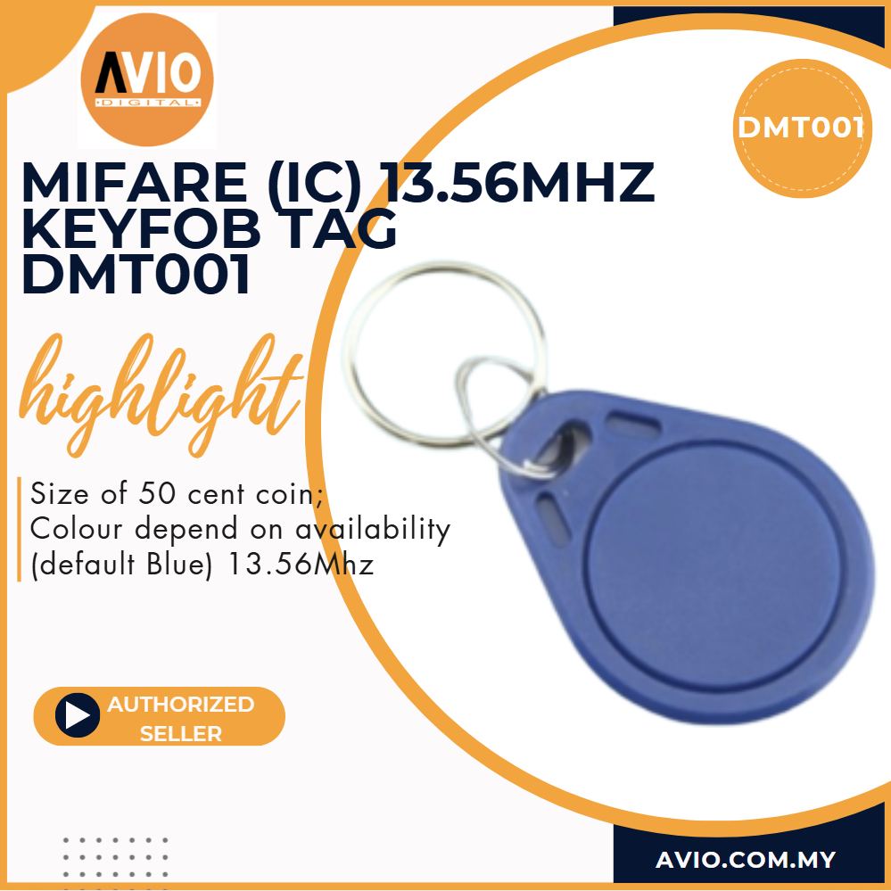 13.56MHz Mifare MF IC Keychain Keyfob Tag for Door Access Control ...