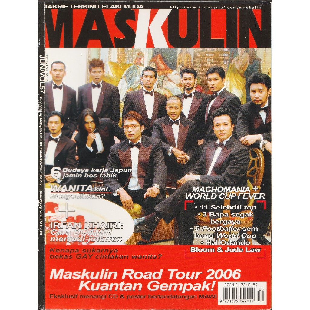 MAJALAH MASKULIN : JEHAN MISKIN , AWAL ASHAARI , FARID KAMIL DAN LAIN2 ...