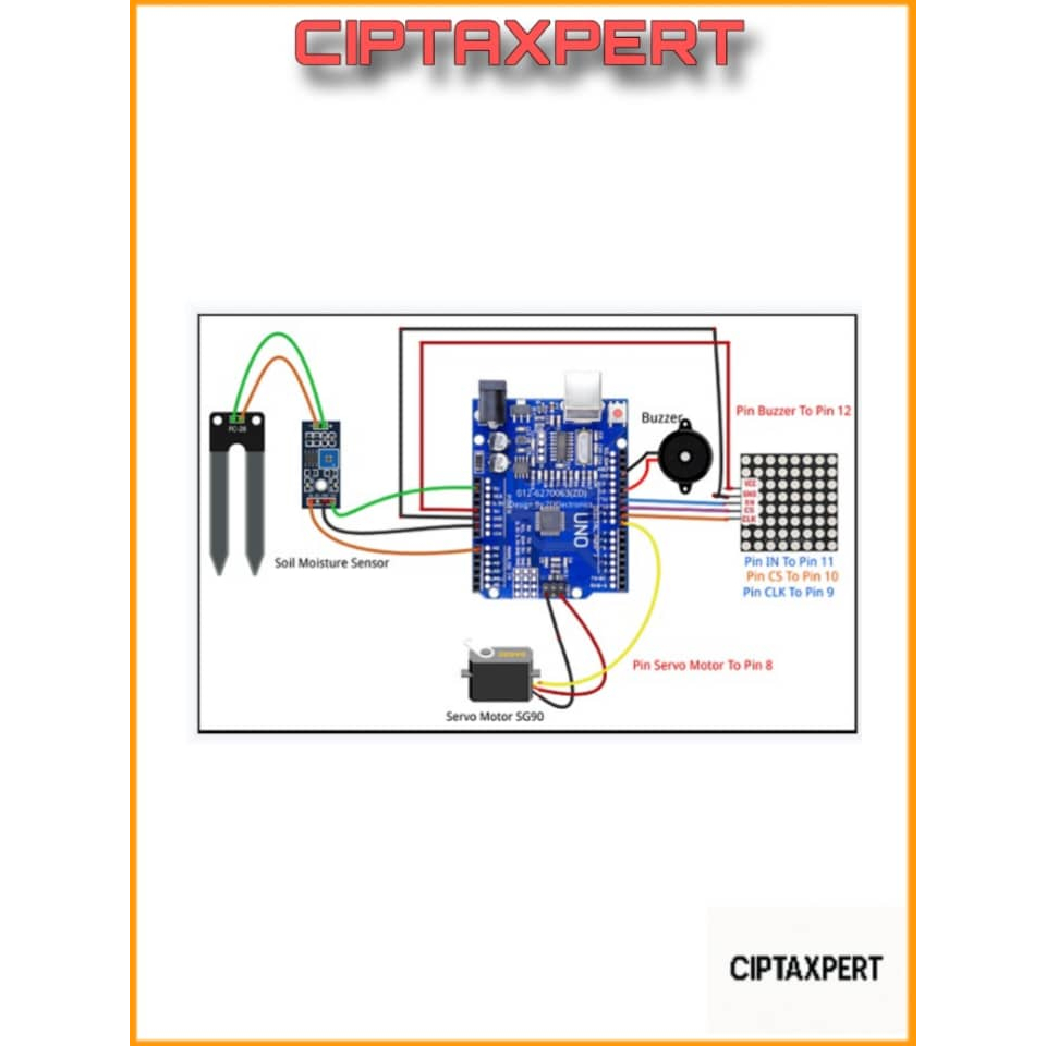 PROJEK RBT ROBOT PENJAGA AIR TANAMAN | Shopee Malaysia