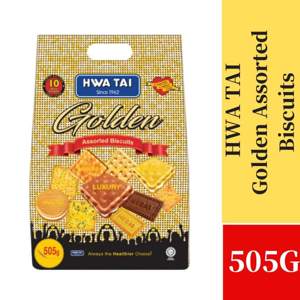 HWA TAI Golden Assorted Biscuits 505g | Shopee Malaysia