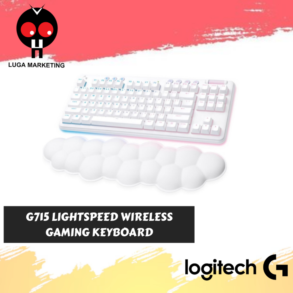 Logitech G715 Wireless Mechanical Gaming Keyboard with LIGHTSYNC RGB ...