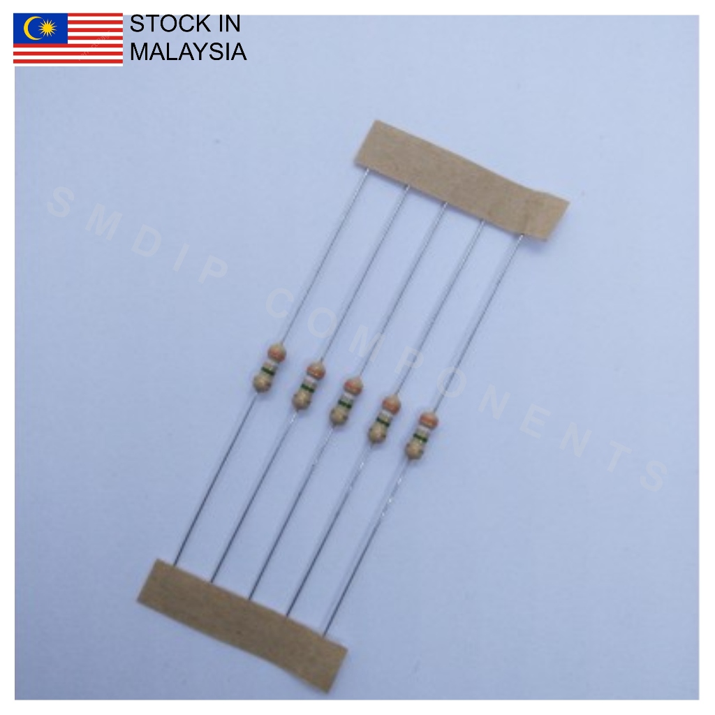 20 PCS 3.9M ±5% 0.25W, Through Hole Resistor | Shopee Malaysia