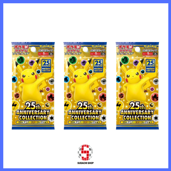 Pokemon TCG PTCG Sword & Shield 25th ANNIVERSARY COLLECTION & Promo ...